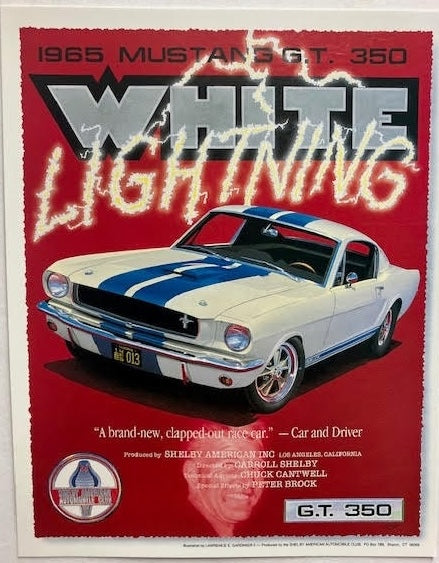 1965 GT350 Postcard - US shipping included in the price – SAAC Stuff